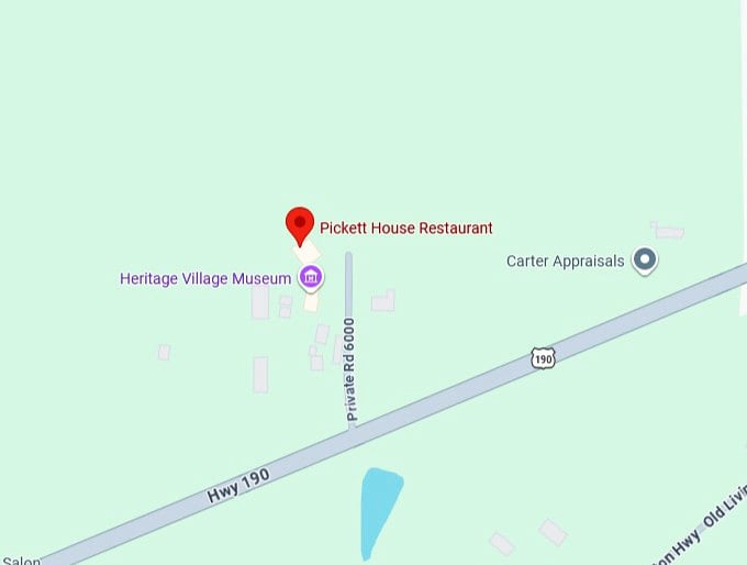 16. pickett house restaurant's map