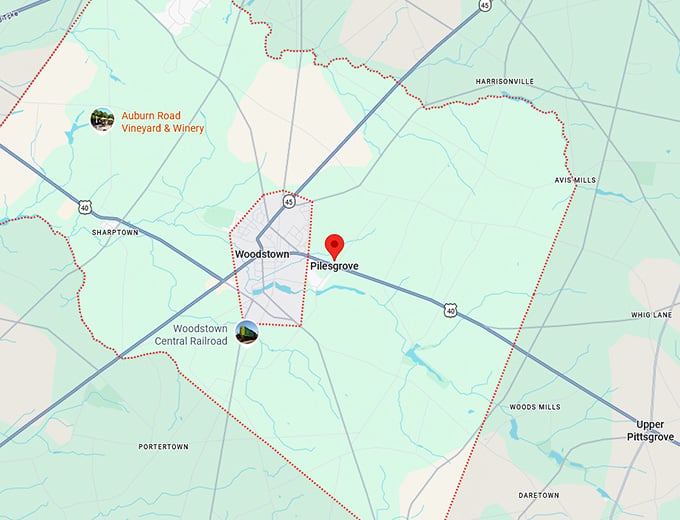 16. pilesgrove map