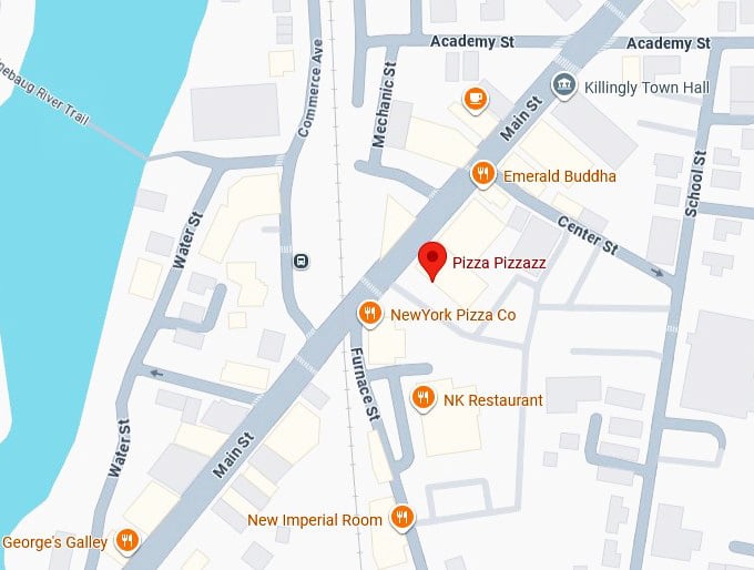 16. pizza pizzazz's map