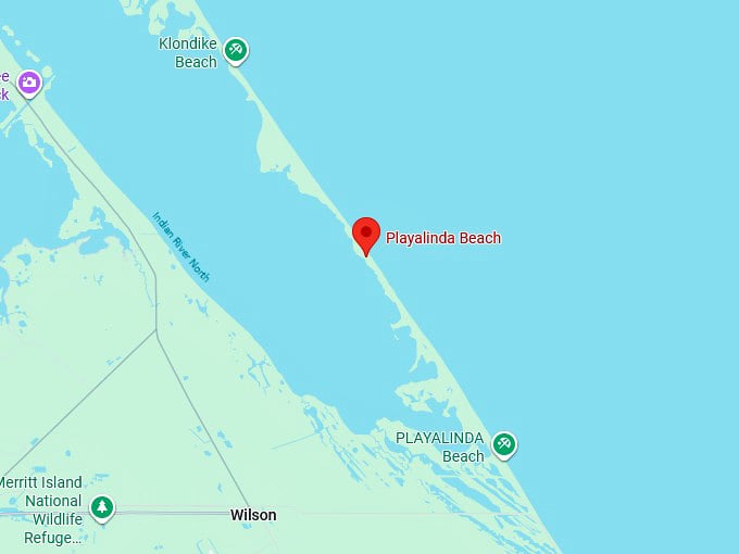 16. playalinda beach map