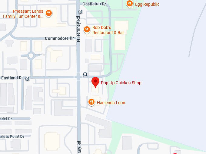 16. pop up chicken shop map