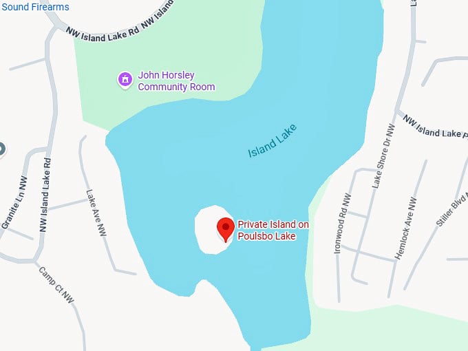 16. private island on poulsbo lake map