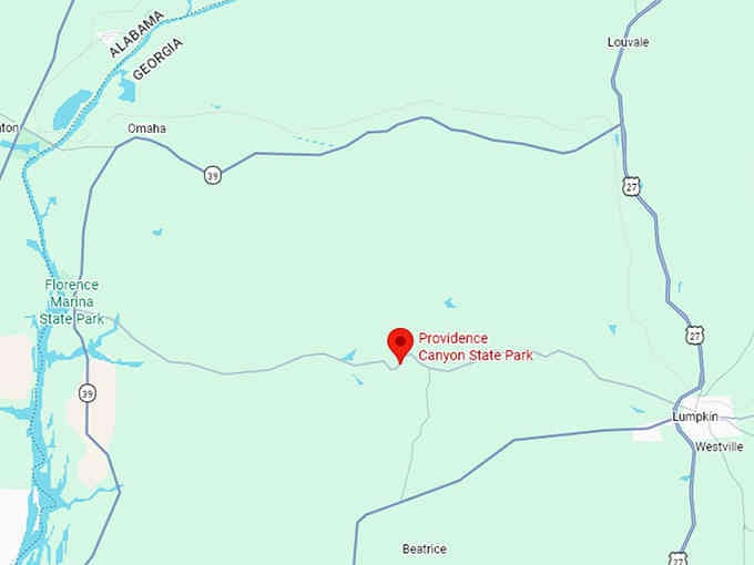 16. providence canyon state park map