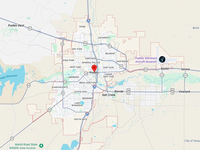 16. pueblo map