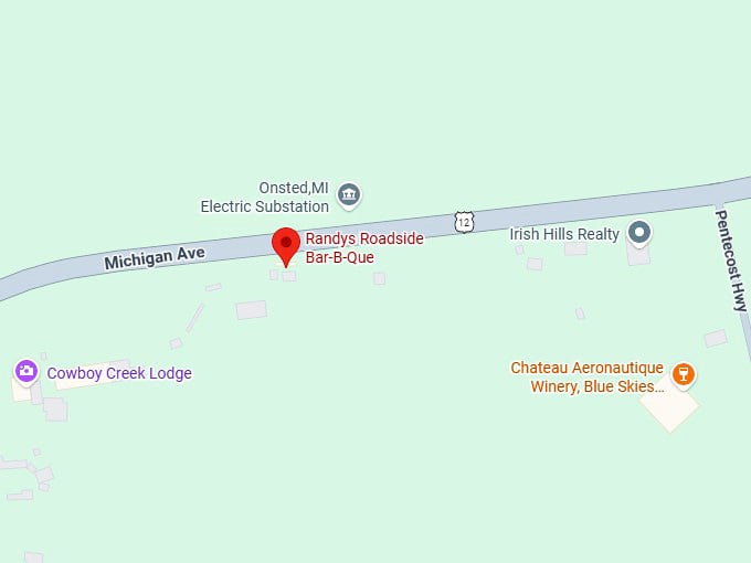 16. randys roadside bar b que map