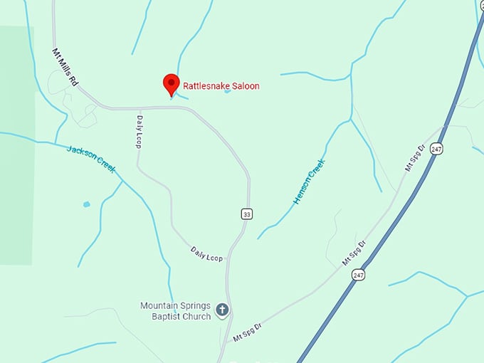 16. rattlesnake saloon map