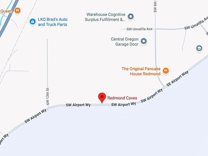 16. redmond caves map