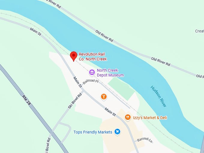 16. revolution rail co. north creek map