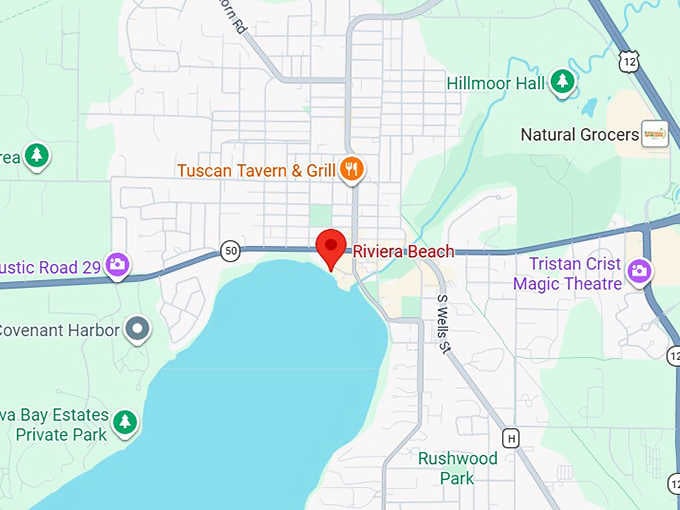 16. riviera beach map