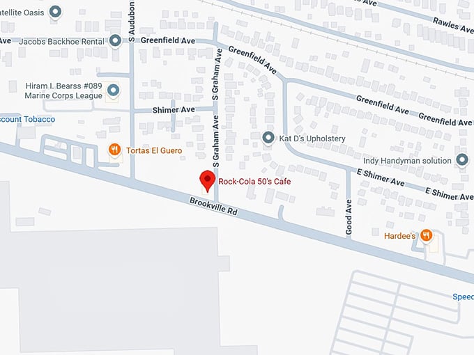 16. rock cola 50's cafe map