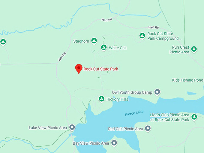 16. rock cut state park map