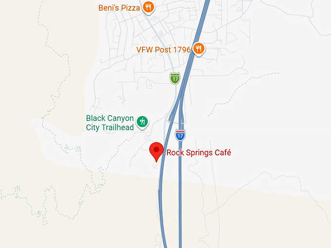 16. rock springs caf&eacute; map
