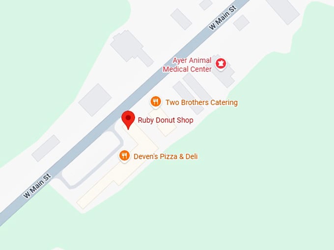 16. ruby donut shop map