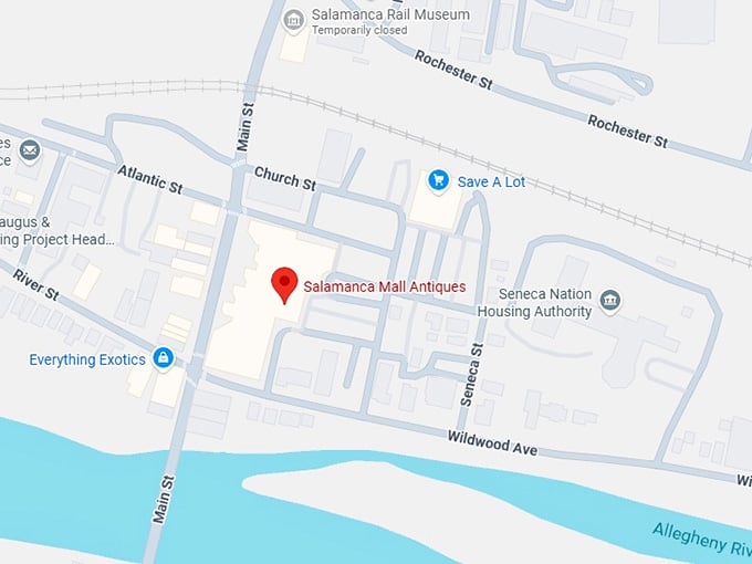 16. salamanca mall antiques map