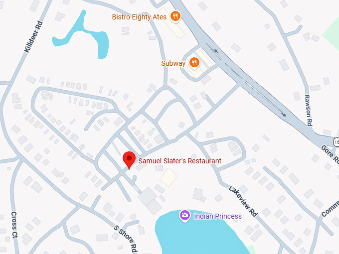 16. samuel slater's restaurant map