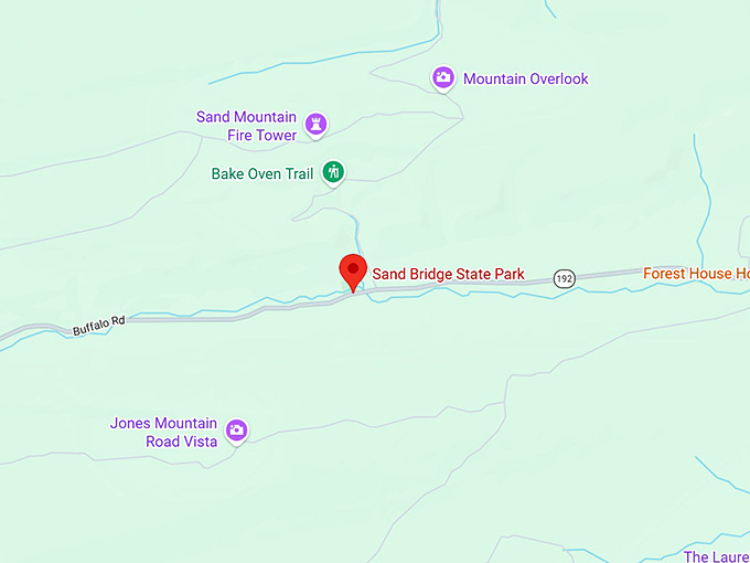 16. sand bridge state park map