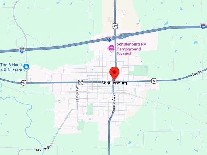 16. schulenburg tx map