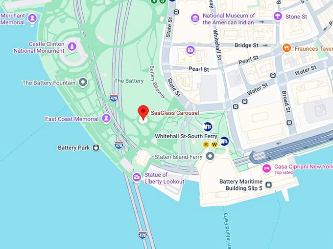 16. seaglass carousel map