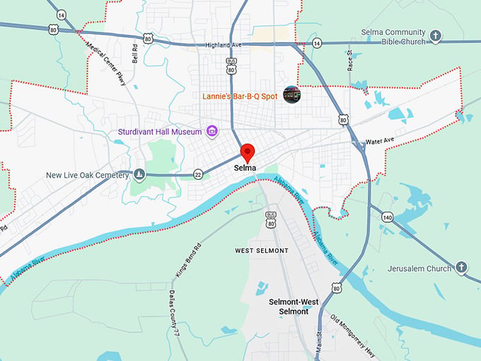 16. selma map