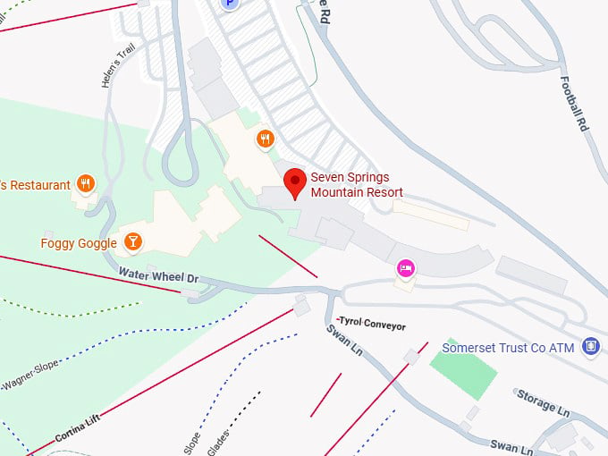 16. seven springs mountain resort map