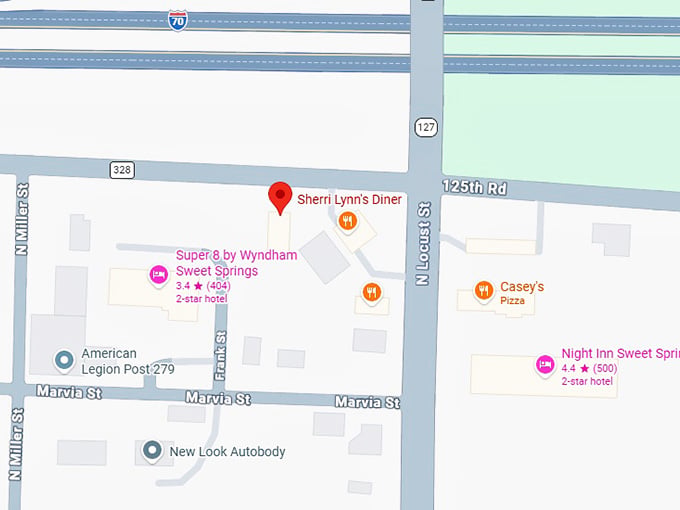 16. sherri lynn's diner map