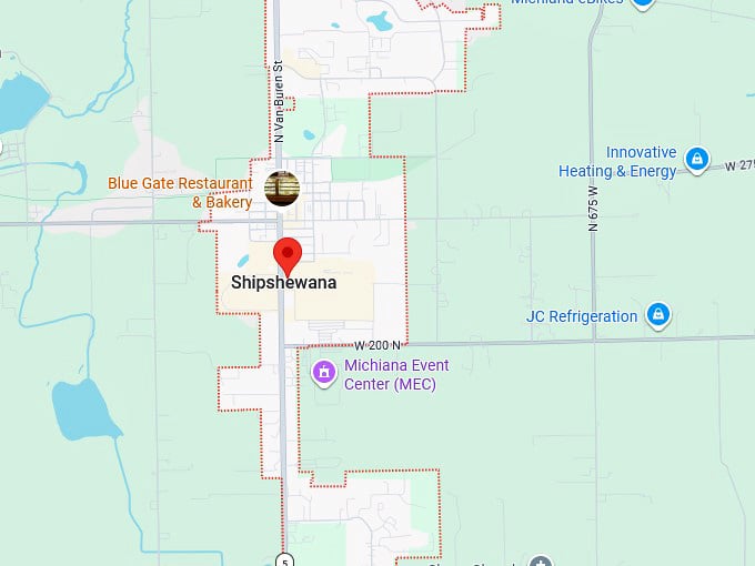16. shipshewana map