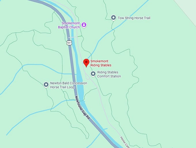 16. smokemont riding stables map