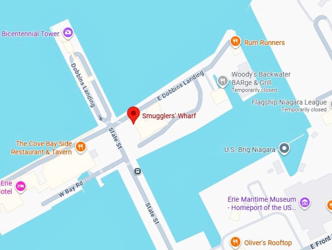 16. smugglers' wharf's map