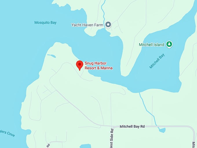 16. snug harbor resort & marina map
