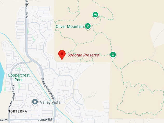 16. sonoran preserve map
