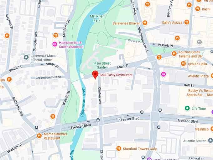 16. soul tasty restaurant map