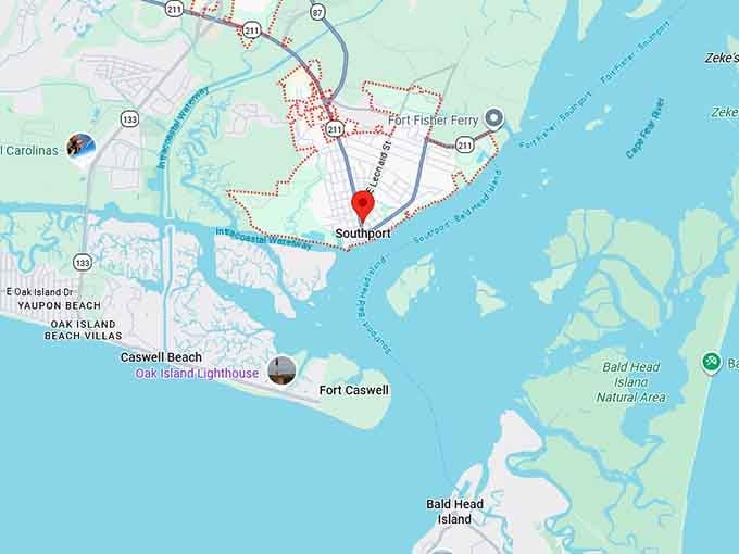 16. southport map