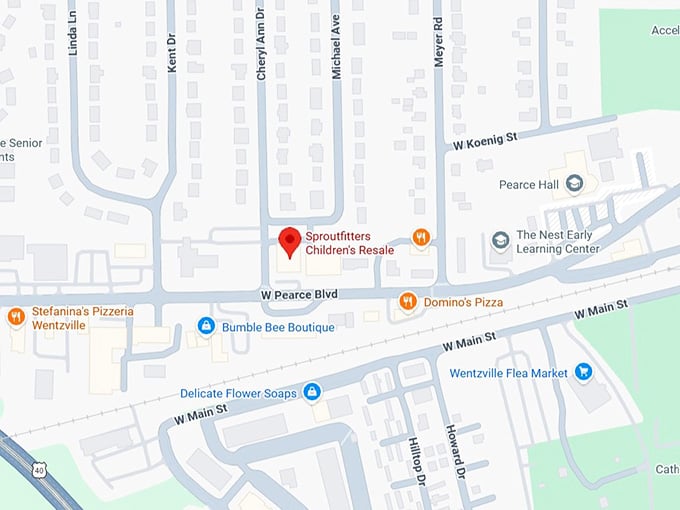 16. sproutfitters children's resale map