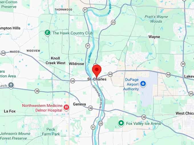 16. st. charles il map