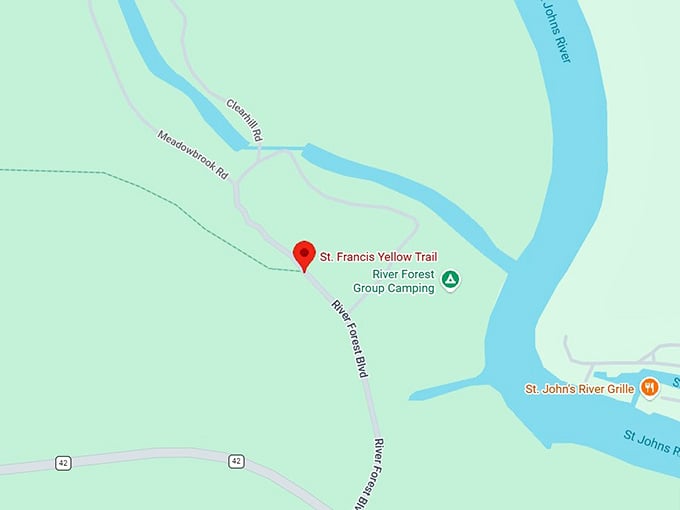 16. st. francis yellow trail map