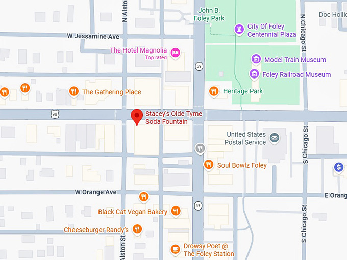 16. stacey&rsquo;s olde tyme soda fountain map