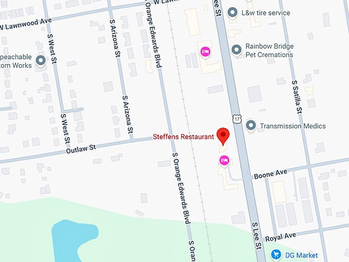16. steffens restaurant map
