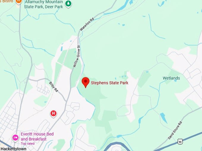 16. stephens state park map