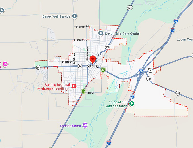 16. sterling map