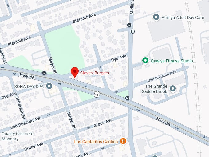 16. steve's burgers map