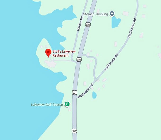 16. stoll's lakeview restaurant map