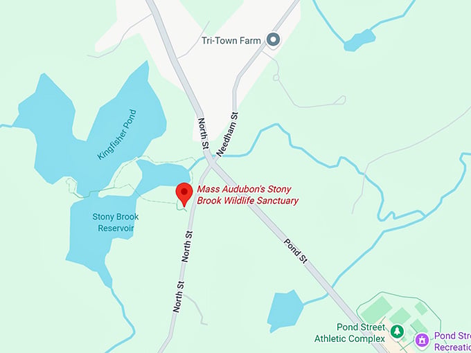 16. stony brook wildlife sanctuary map