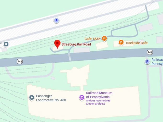 16. strasburg rail road map