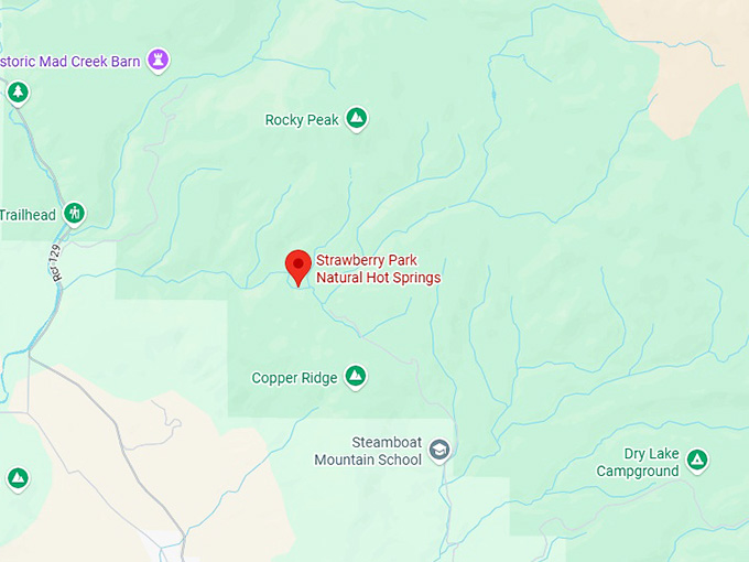 16. strawberry park natural hot springs map