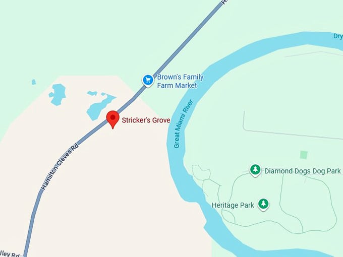 16. stricker's grove map