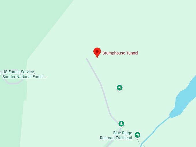 16. stumphouse tunnel map