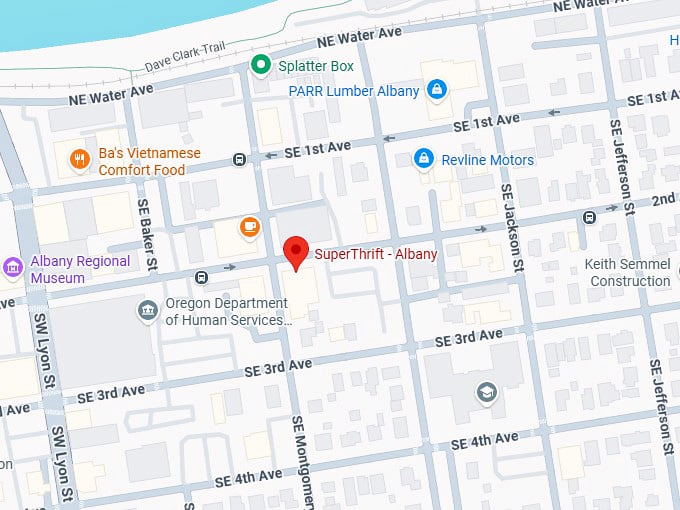 16. superthrift albany map