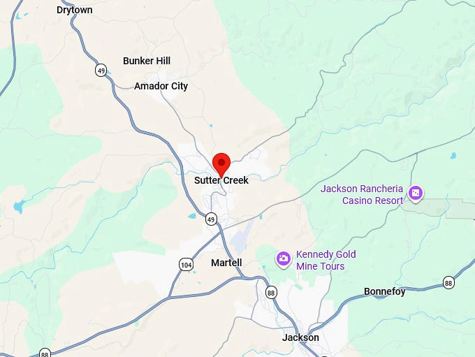 16. sutter creek ca map
