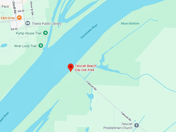 16. talucah beach day use area map