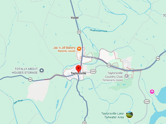 16. taylorsville map